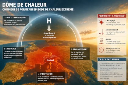 Des canicules bien avant le réchauffement moderne